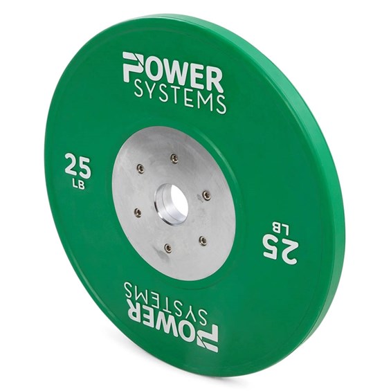 Power Systems 25 lb Olympic Training Plate - Green | Full Circle Padding