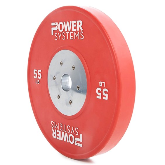 Power Systems 55 lb Olympic Training Plate - Red | Full Circle Padding