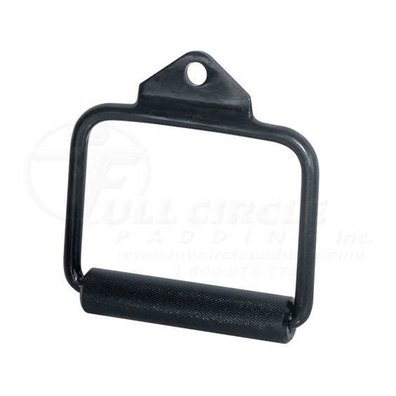 Black Chrome Stirrup Handle 061942-DS | Full Circle Padding