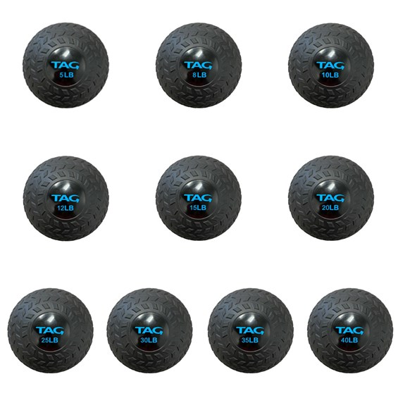 Tag Tire Tread Slam Ball Set 5lb-40lb | Full Circle Padding