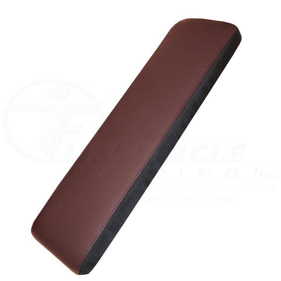 Back Pad with Nylon Edge Guard and Four M10 x 30mm Hex Head Bolts | Full Circle Padding