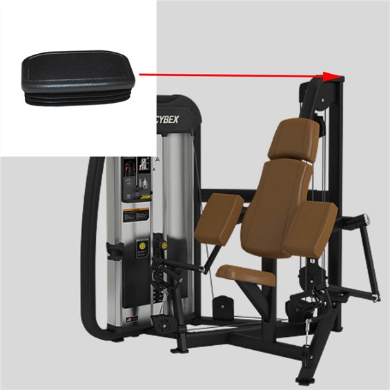 Plastic Frame Cap 1-1/2" x 3-1/4" | Full Circle Padding