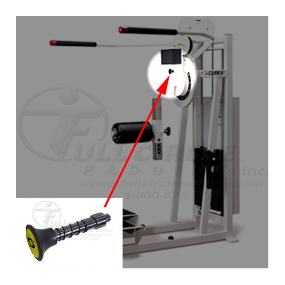 4865 VR Rotary Hip Pop Pin Assembly | Full Circle Padding