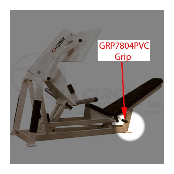 7/8" x 4" Closed End PVC Grip GRP7804PVC | Full Circle Padding