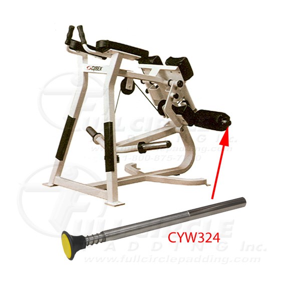 Leg Roller Pivot Arm Pop Pin Assembly | Full Circle Padding