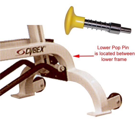 5435 0-80 Adjustable Utility Bench Lower Pop Pin Assembly | Full Circle ...