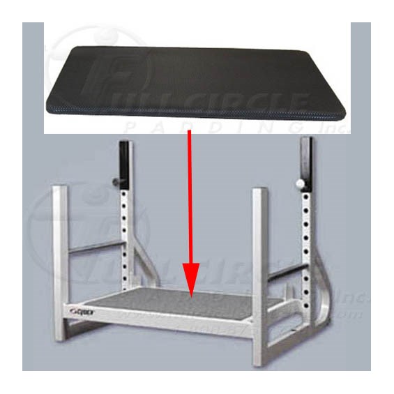 Rubber Covered Foot Platform CY006 | Full Circle Padding