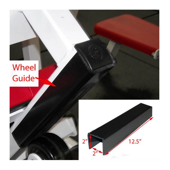 U-Shaped Wheel Guide AT615 | Full Circle Padding
