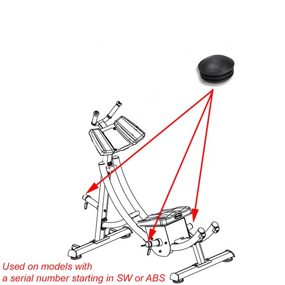 Weight Post End Cap | Full Circle Padding