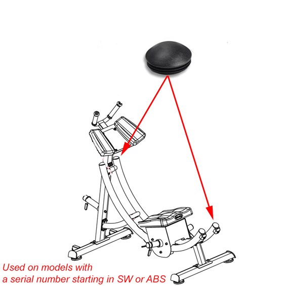 Rail End Cap | Full Circle Padding