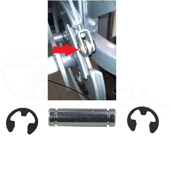 Pivot Pin with Retaining Rings CYW056 | Full Circle Padding