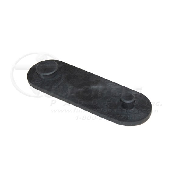 Small Rubber Foot Pad 2" x 6-1/4" | Full Circle Padding