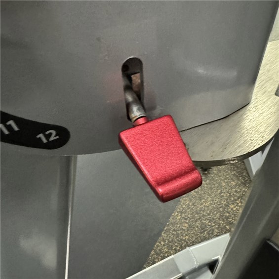 Lever Handle with Roll Pin | Full Circle Padding