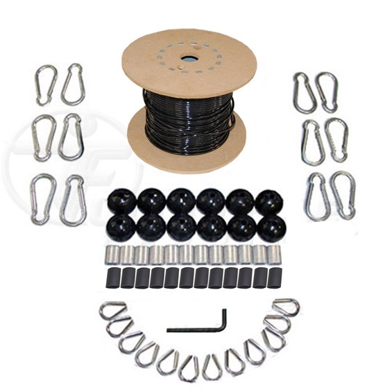 1/4" Cable Hardware Kit FW100CK | Full Circle Padding