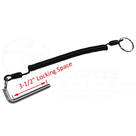 3/8" x 3-1/2" L-Shaped Weight Stack Pin with Cord FW711SC | Full Circle ...