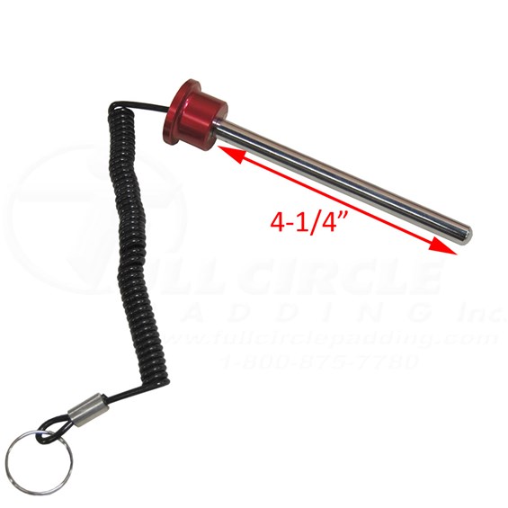 3/8" x 4-1/4" Magnetic Weight Stack Pin with Cord FW732 | Full Circle ...