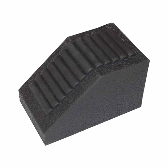 Rubber Angled End Cap 2" x 2" | Full Circle Padding