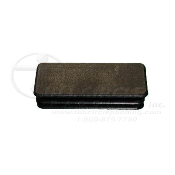 1-1/2" x 3" Plastic Frame Cap | Full Circle Padding