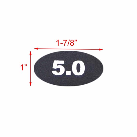 Dumbbell Rack Sticker Set | Full Circle Padding