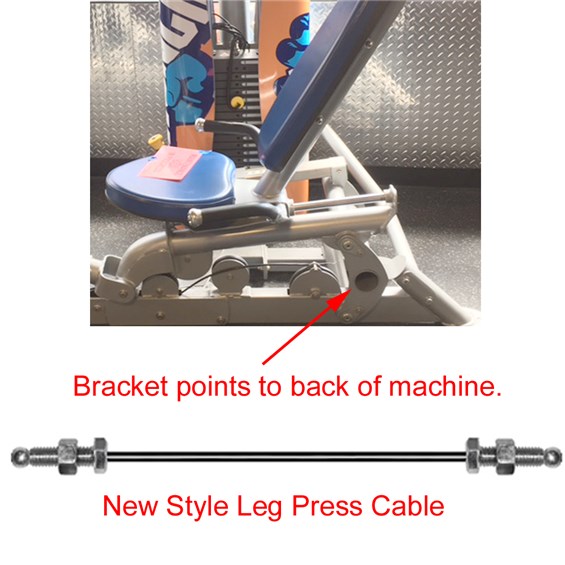 RS-1403 Leg Press Weight Stack Cable- New Style Models | Full Circle ...