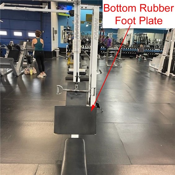 Heavy Duty Bottom Rubber Foot Plate with Adhesive Transfer Tape 24" x ...