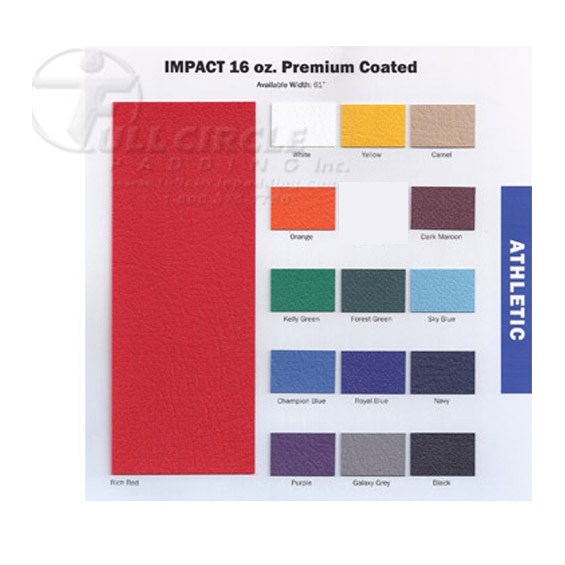Impact Vinyl Color Chart ImpactColorChart | Full Circle Padding