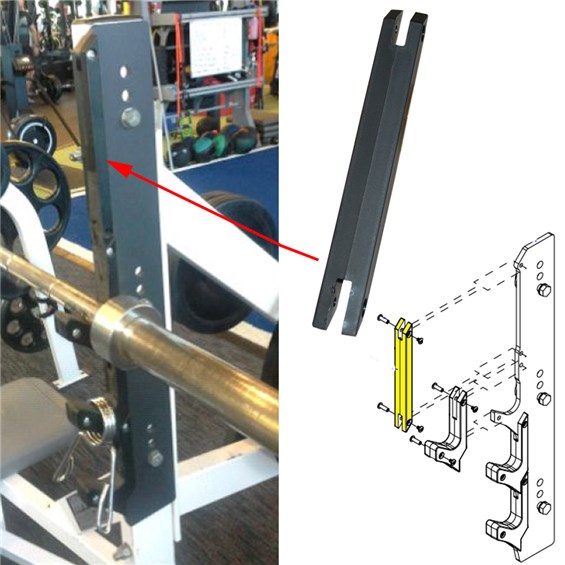Top Olympic Bar Holder Guard | Full Circle Padding