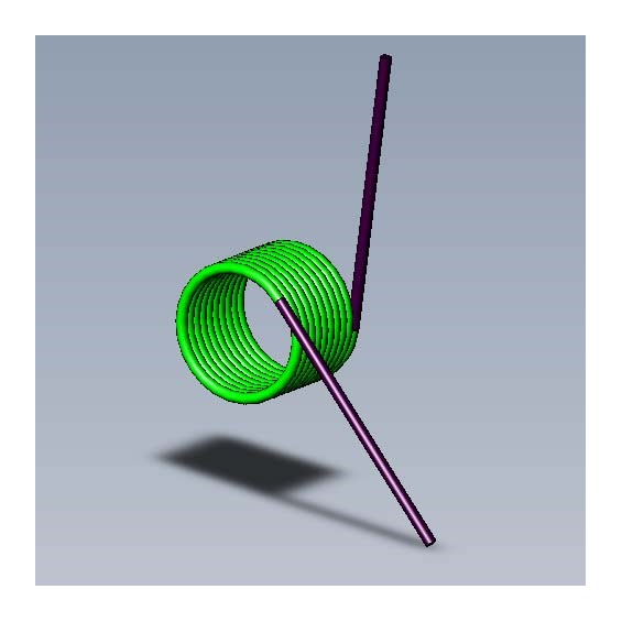 Handle Torsion Spring LF472 | Full Circle Padding