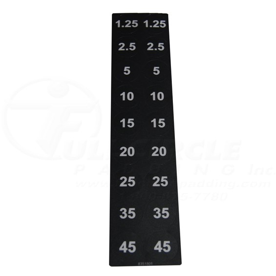 Weight Horn Sticker Set | Full Circle Padding