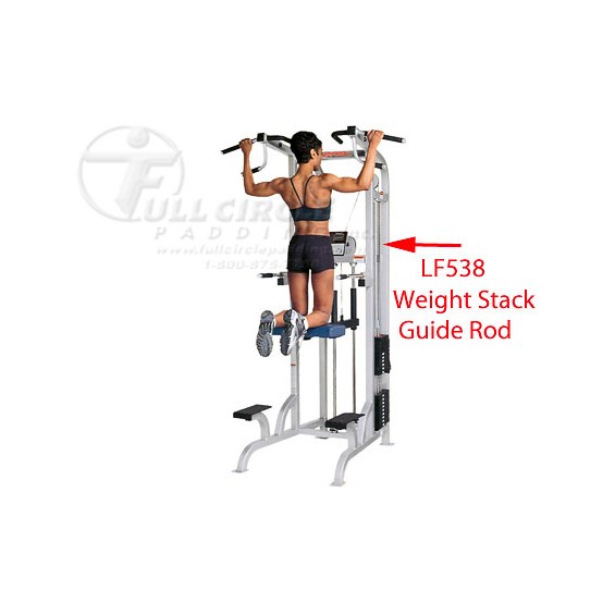 SU86 Dip/Chin Assist Weight Stack Guide Rods | Full Circle Padding