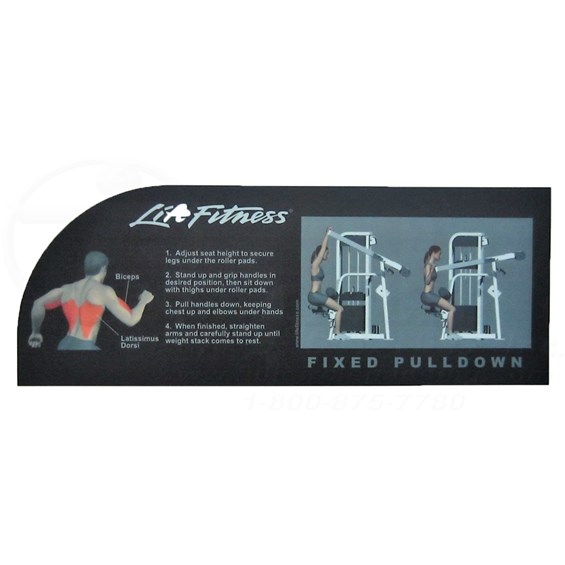 Pro2 Fixed Pulldown Placard Assembly | Full Circle Padding