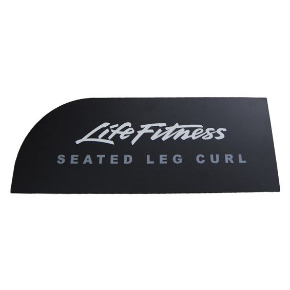 Pro2 Seated Leg Curl Logo Placard Assembly | Full Circle Padding