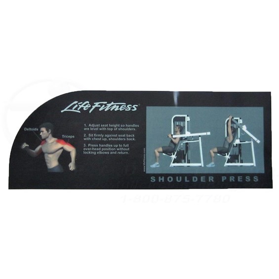 Pro2 Shoulder Press Placard Assembly | Full Circle Padding