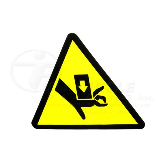 Caution Decal LF794 | Full Circle Padding