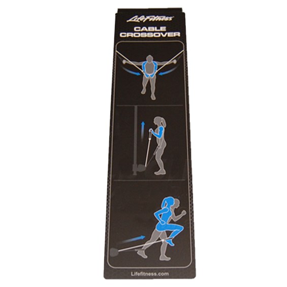 MJ/CM Cable Crossover Placard - New Style | Full Circle Padding