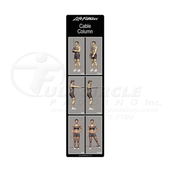 CMCC Cable Column Placard | Full Circle Padding