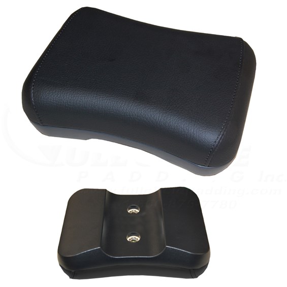 Lower Back Pad in Textured Black with Guard LIFE381BLACK | Full Circle ...