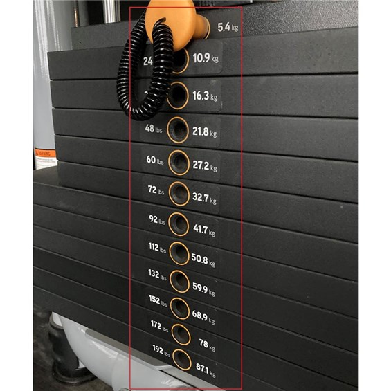 Weight Stack Decal | Full Circle Padding