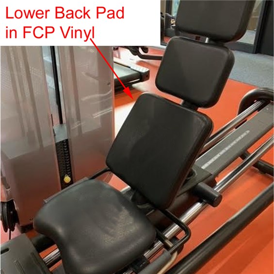 Lower Back Pad in FCP Stock Vinyl | Full Circle Padding