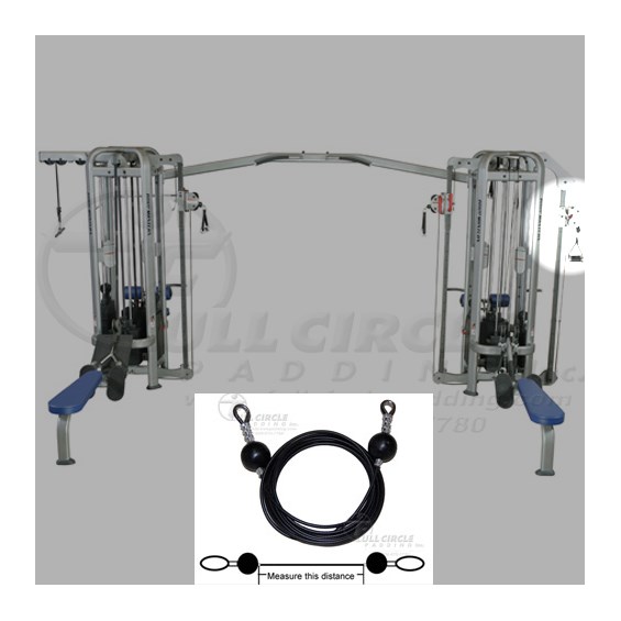 MT8 Dual High/Low Pulley Cable | Full Circle Padding