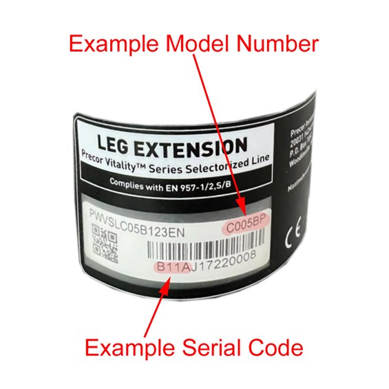 Serial Code / Model Number Example | Full Circle Padding