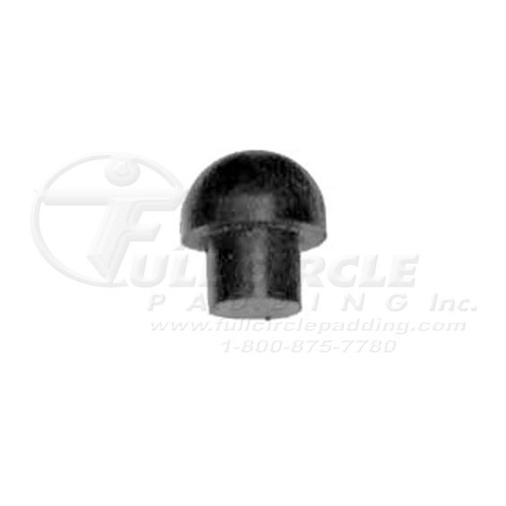 1/2" Mushroom Rubber Stop | Full Circle Padding