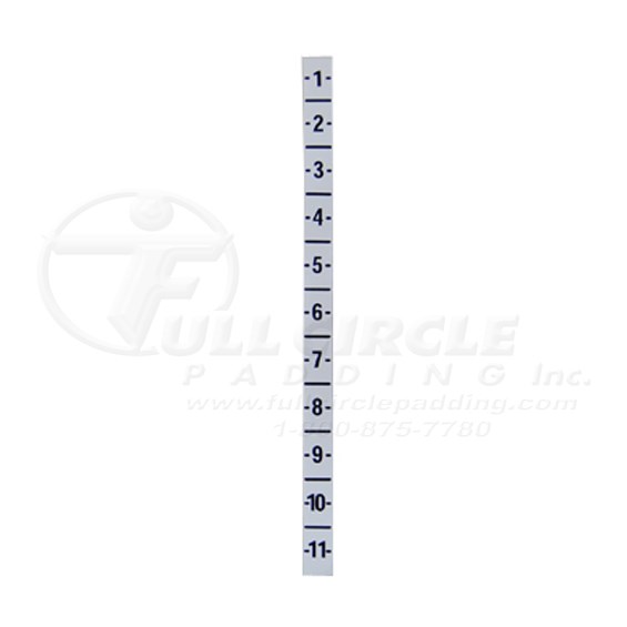 Seat Adjustment Decal 1-11 | Full Circle Padding