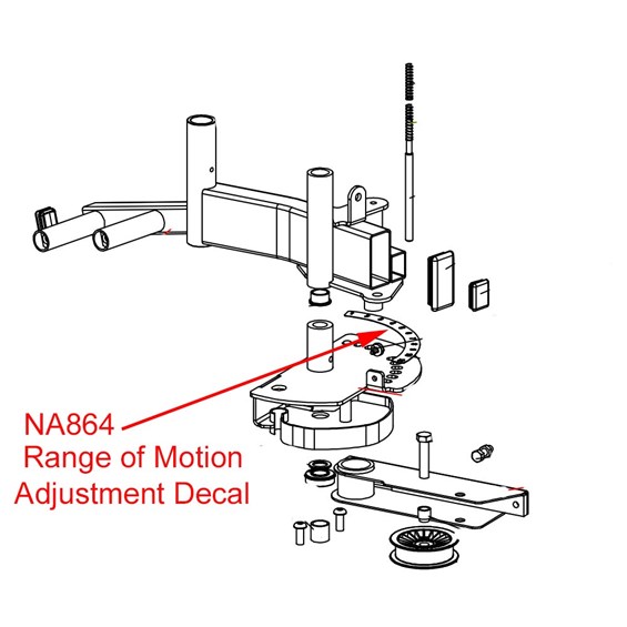 Range of Motion Adjustment Decal | Full Circle Padding