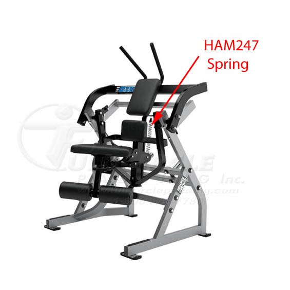 Extension Spring HAM247 | Full Circle Padding