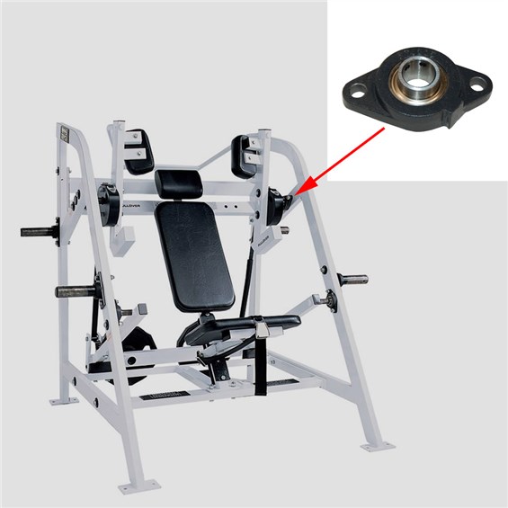 Mounted Bearing 1.25" ID | Full Circle Padding