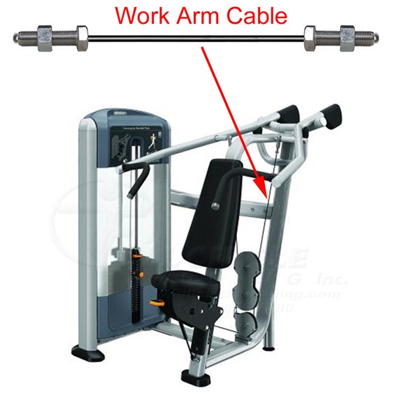 DSL515 Converging Shoulder Press Work Arm Cable | Full Circle Padding