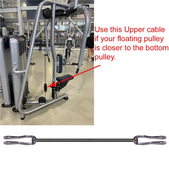 DSL505 Rear Delt Pec Fly Upper Cable | Full Circle Padding