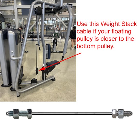 DSL505 Rear Delt/Pec Fly Weight Stack Cable | Full Circle Padding