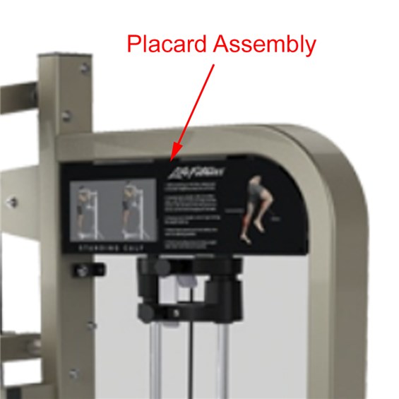 Pro 2 Standing Calf Placard Assembly | Full Circle Padding
